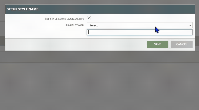 Style Name & Number Generator - Admin Setup