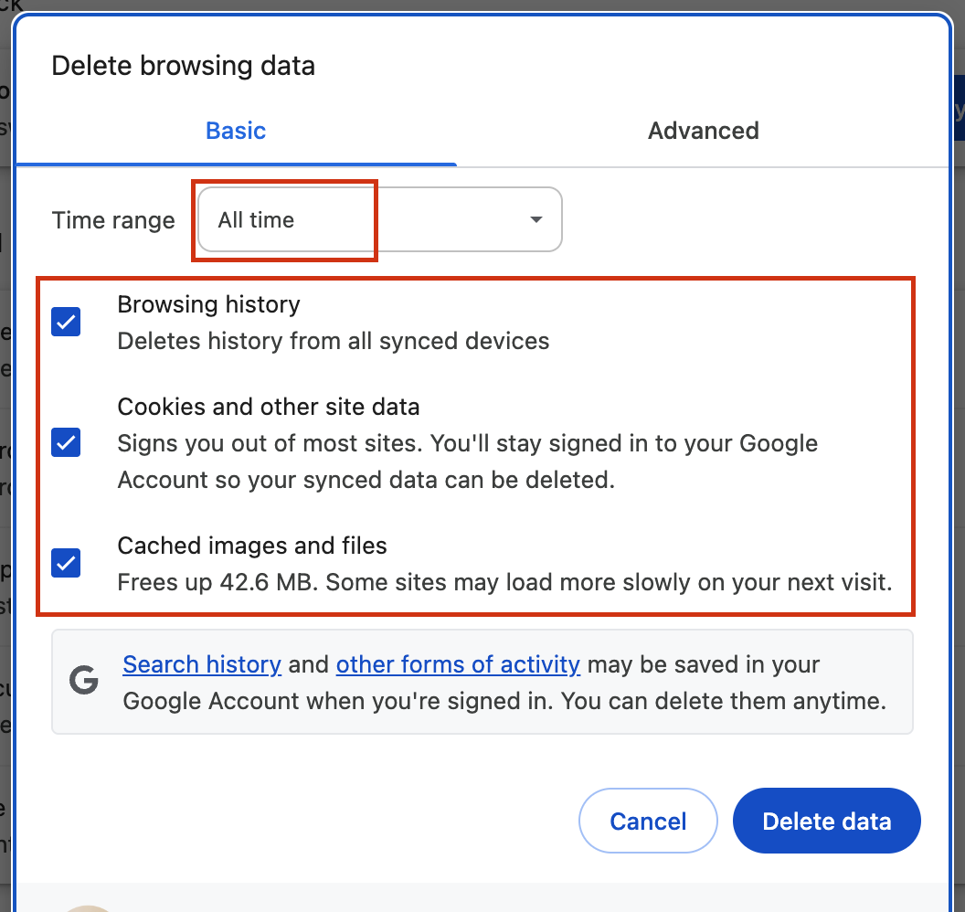 How To Clear Caches And Cookies In The Browser