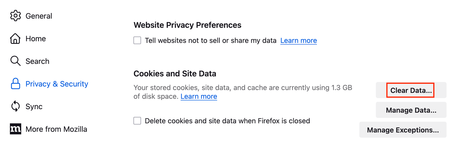 How To Clear Caches And Cookies In The Browser