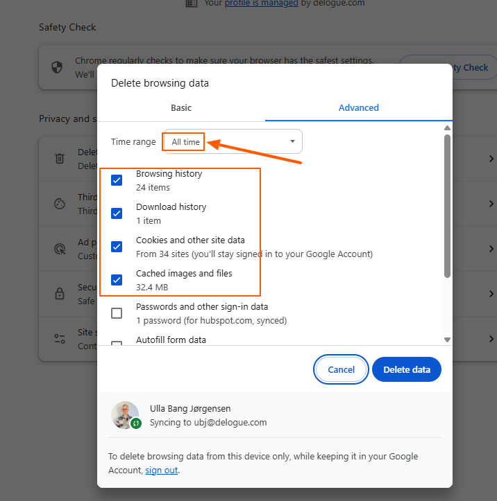 How To Clear Caches And Cookies In The Browser